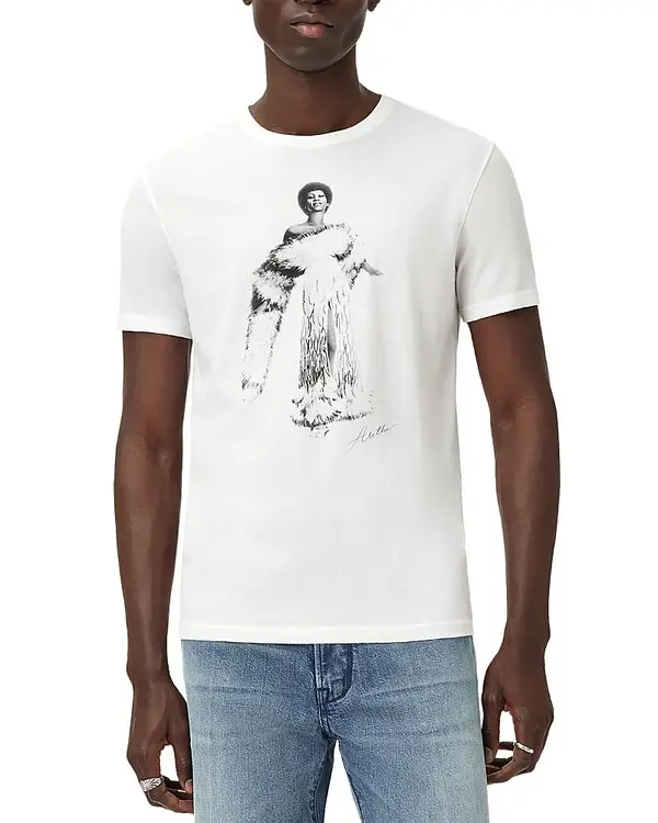 John Varvatos Aretha Franklin Graphic Tee