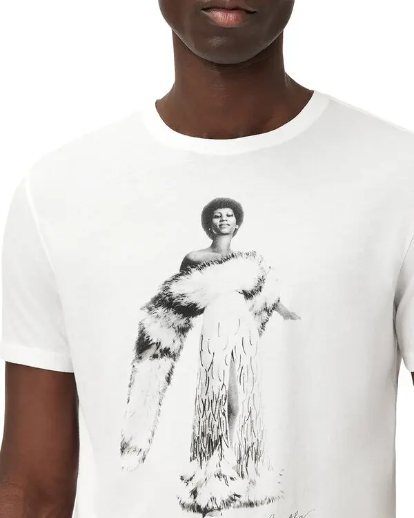 John Varvatos Aretha Franklin Graphic Tee