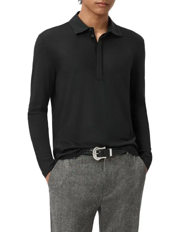 John Varvatos Capri Polo Shirt - Steel Gray