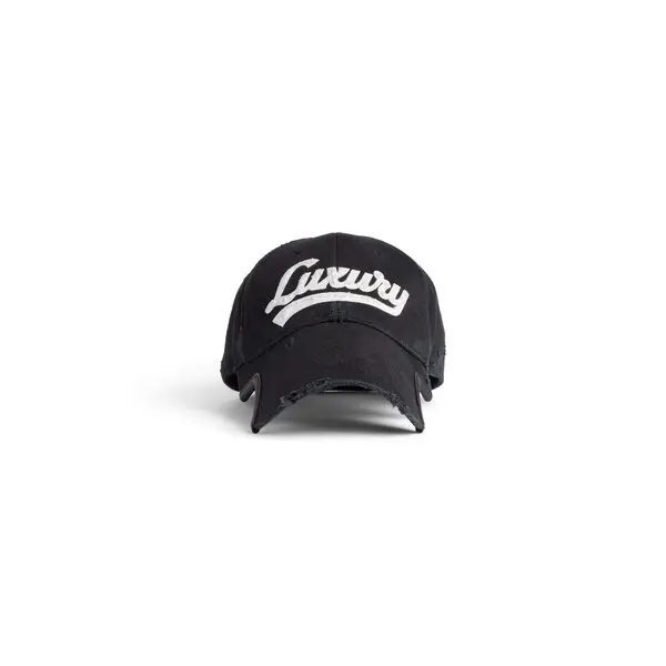 Balenciaga Luxury Script Cap - Black