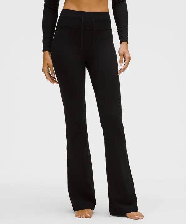 Lululemon High-rise Flared Pant - Black