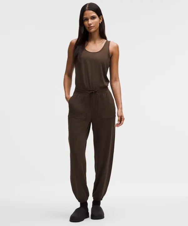 Lululemon Becalm Cinch-waist Jumpsuit - Walnut Crunch