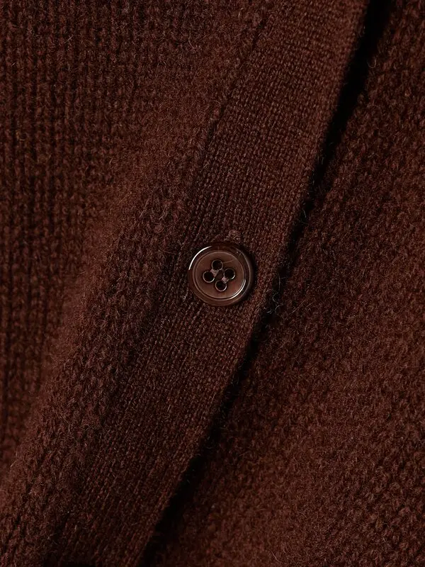 DÔEN Cameron Cashmere Cardigan - Brown