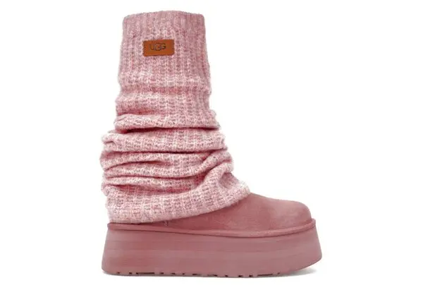 UGG Classic Mini Dipper Legwarmer Boots - Pink Dawn