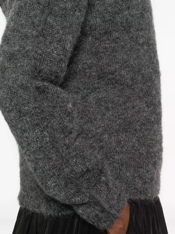Max Mara Hooded Textured Hoodie