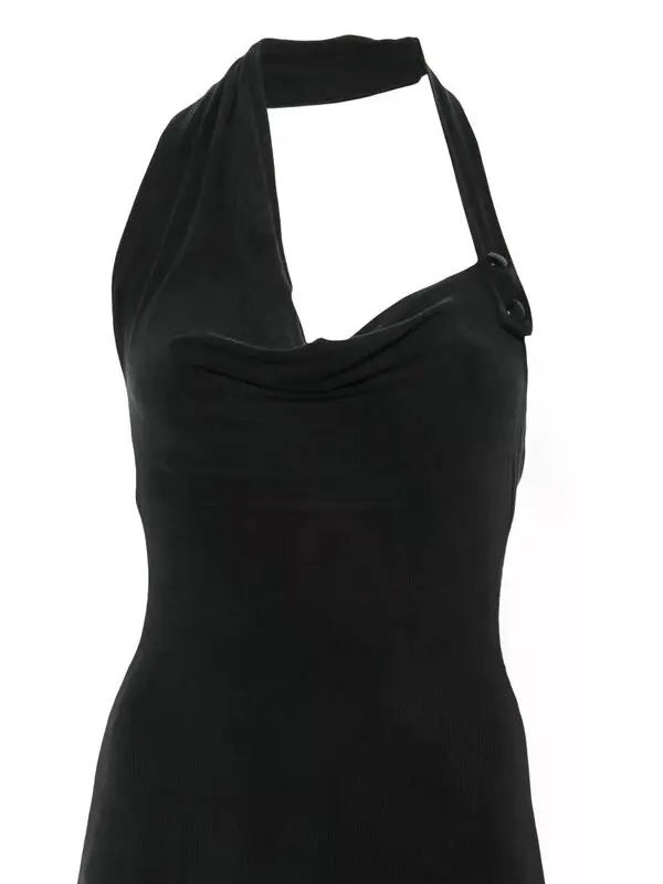 AYA MUSE Halterneck Maxi Dress - Black