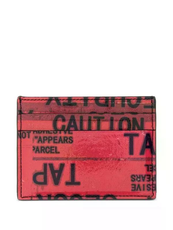 Balenciaga Tape Type Leather Card Holder
