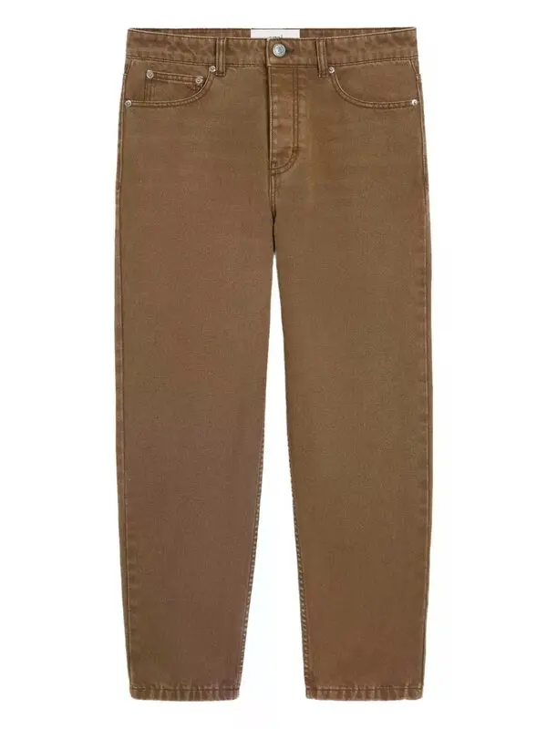 AMI Paris Tapered Cotton Jeans