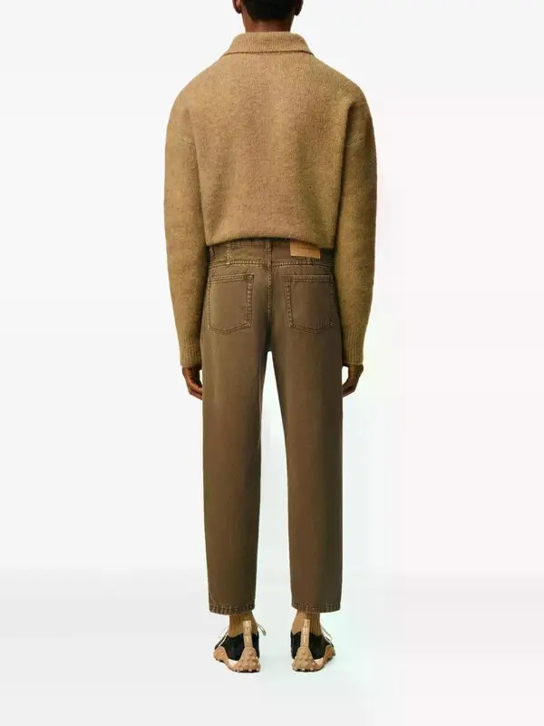 AMI Paris Tapered Cotton Jeans