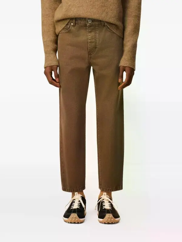 AMI Paris Tapered Cotton Jeans