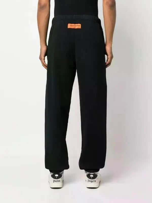 Heron Preston Flame-print Cotton Track Pants