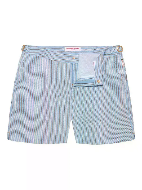 Orlebar Brown Striped Swim Shorts - Blue
