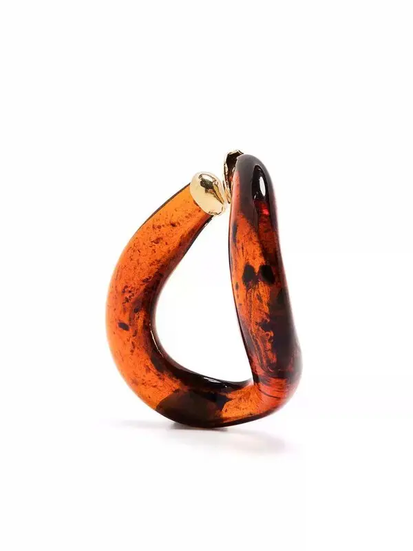 BEATRIZ PALACIOS Magma Link Large Ear Cuff - Brown