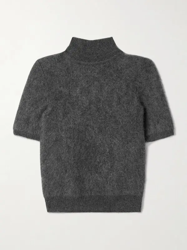 Adam Lippes Ari Brushed-cashmere Turtleneck Sweater