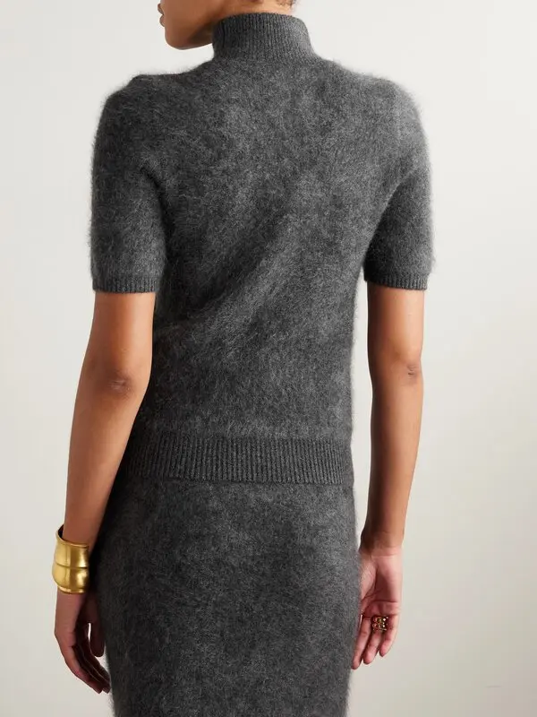 Adam Lippes Ari Brushed-cashmere Turtleneck Sweater