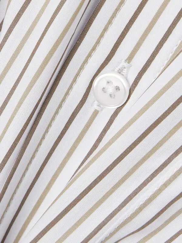 TWP Big Joe' Striped Cotton-poplin Shirt