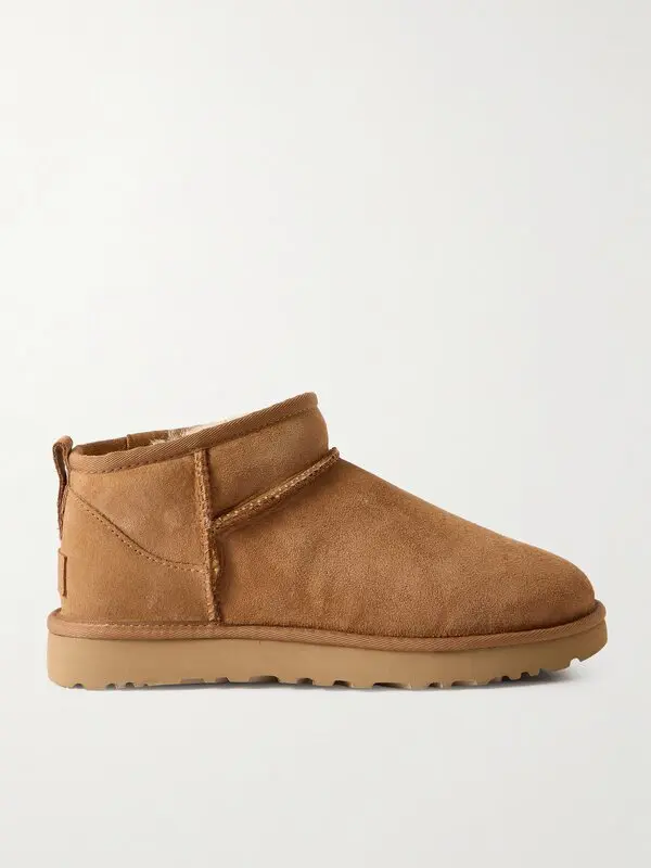 UGG Classic Ultra Mini Shearling Boots - Brown