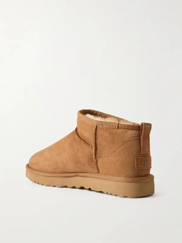 UGG Classic Ultra Mini Shearling Boots - Brown