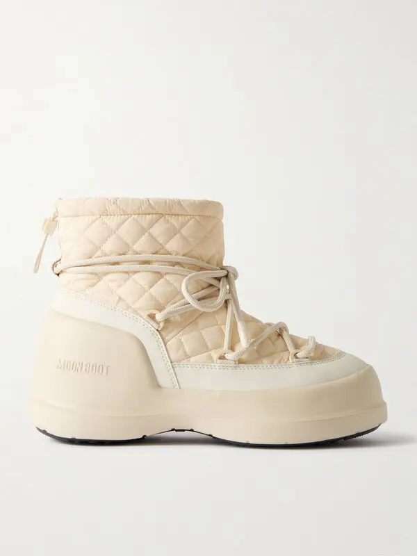 Moon Boot Mezzaluna Mid Snow Boots - Neutrals