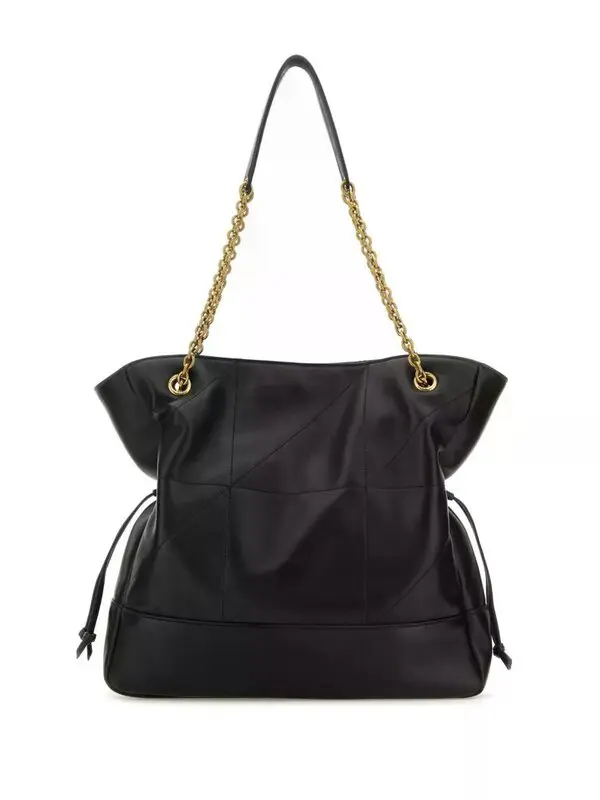 Saint Laurent Leather Tote Bag - Black