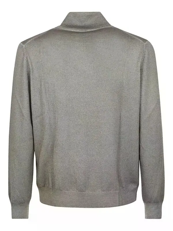 FAY Wool Turtleneck Sweater - Green