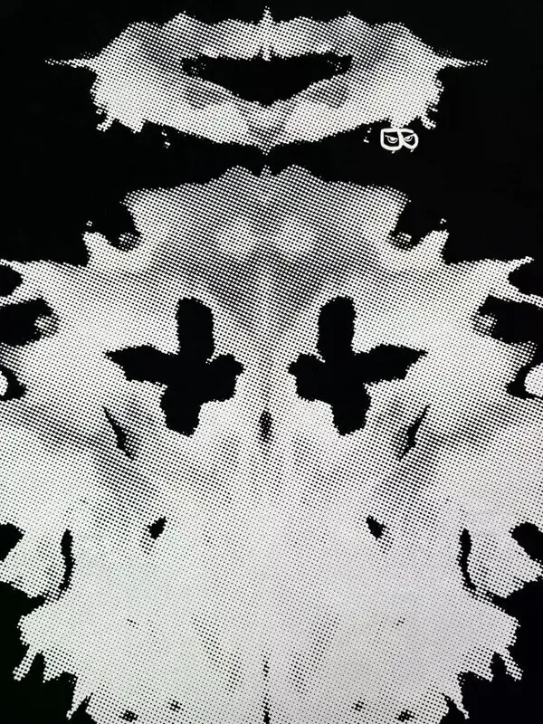 BRIAN WOOD Rorschach T-shirt - Black