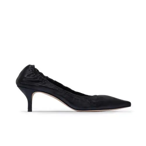 Bernardo Manu Leather Pump - Black