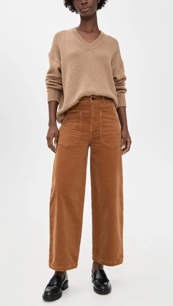 ASKK NY Virginia Corduroy Wide Leg Jeans