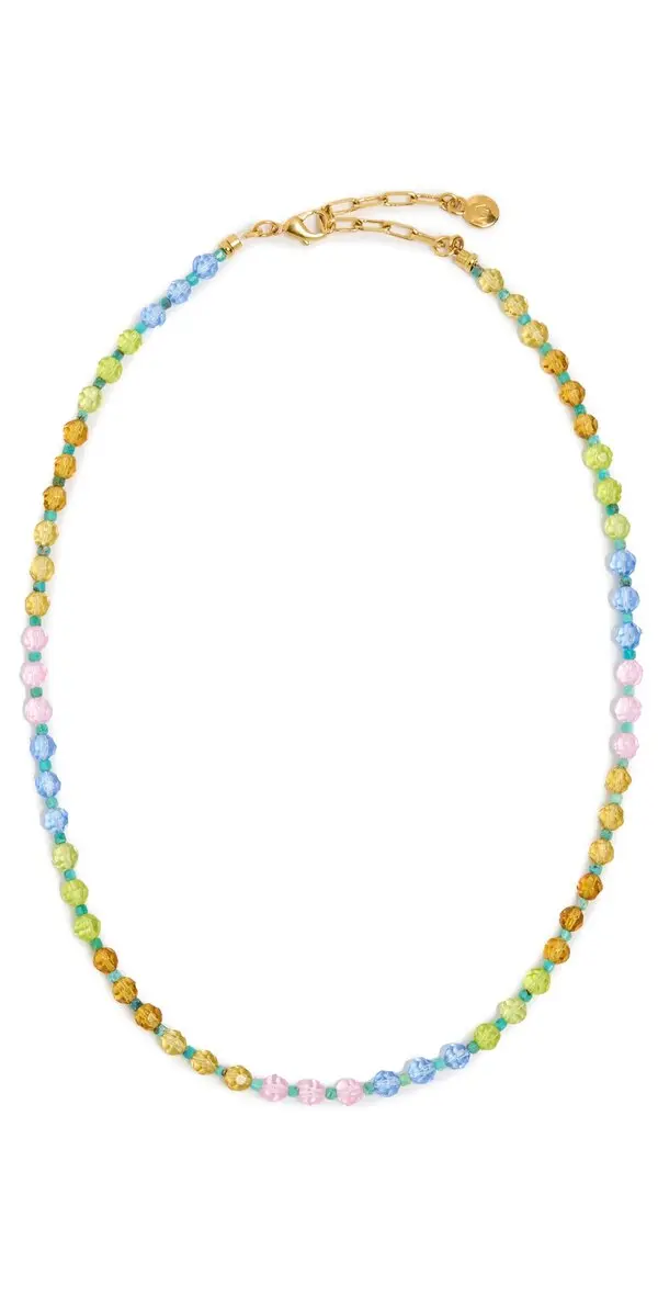 MAYAMAR Rainbow Crystal Choker - Gold