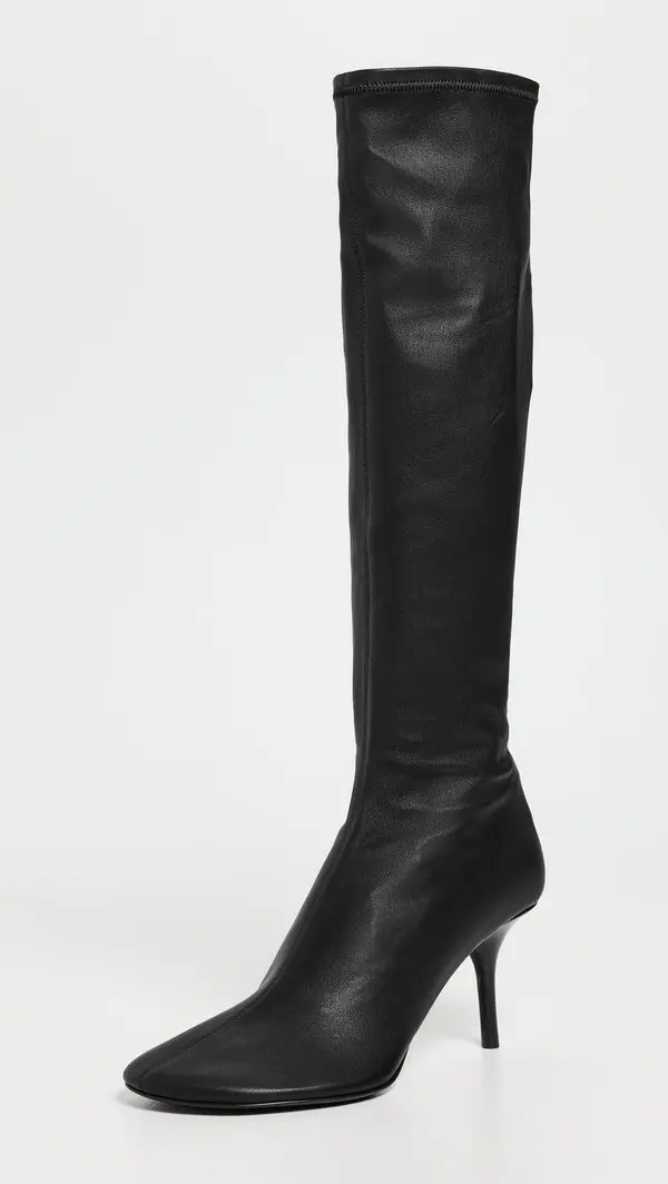 Acne Studios Leather Knee High Boots