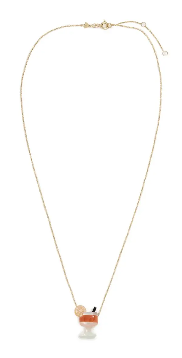 ALIITA Cocktail Charm Necklace - Yellow Gold