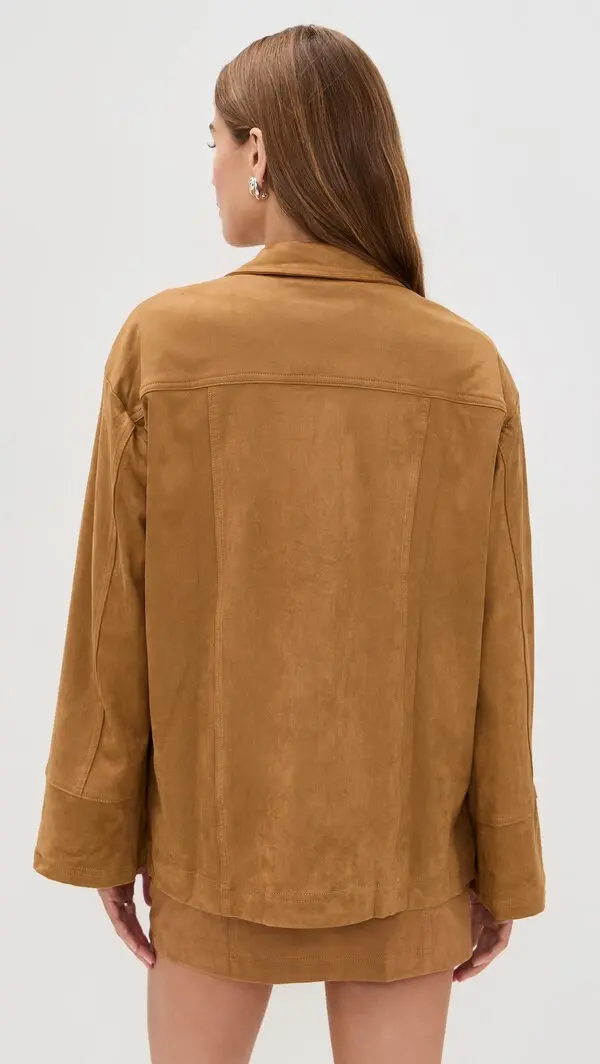 SEVEN WONDERS Monah Faux Suede Jacket
