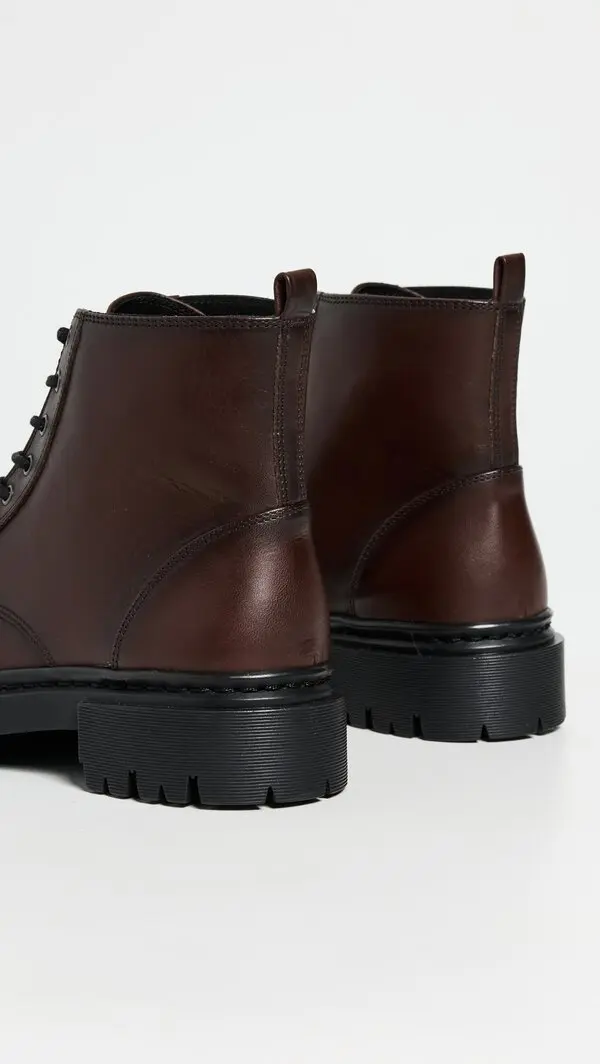 Staud Henry Combat Boots - Espresso