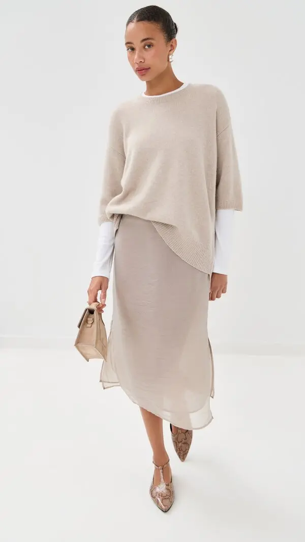 LISA YANG Camille Cashmere Sweater - Sand