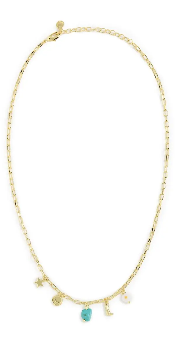 Gorjana Mini Charm Necklace - Gold