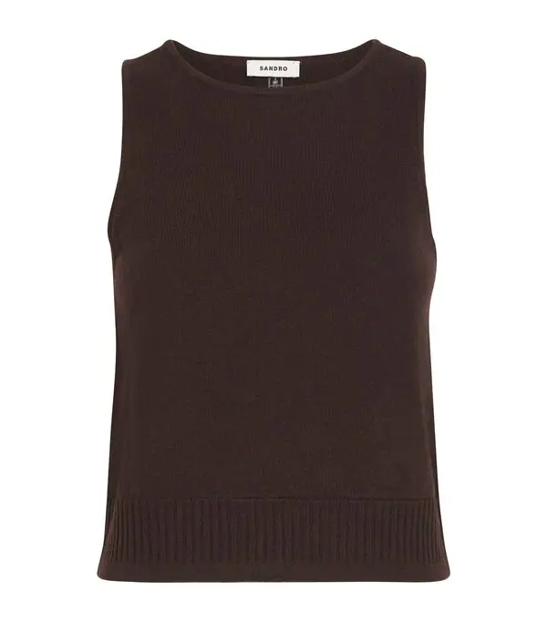 Sandro Wool-cashmere Tank Top