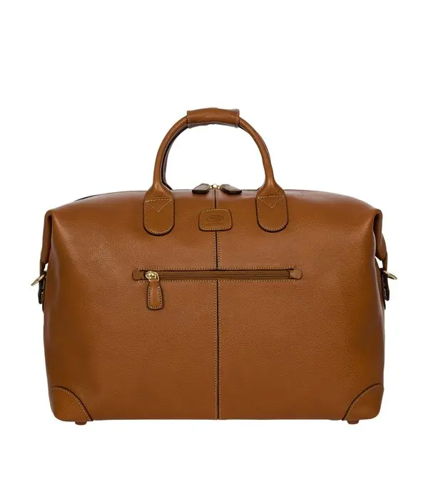 Bric'S Life Pelle Leather Holdall Bag - Brown
