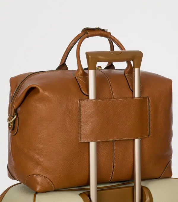 Bric'S Life Pelle Leather Holdall Bag - Brown