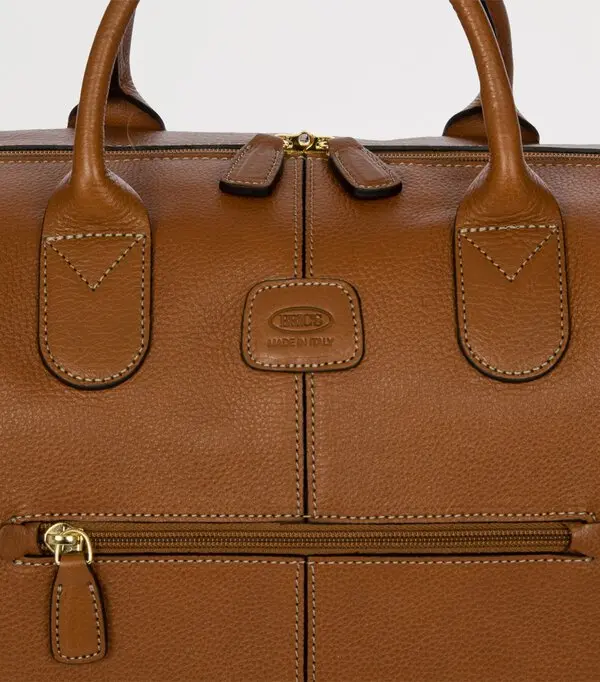Bric'S Life Pelle Leather Holdall Bag - Brown