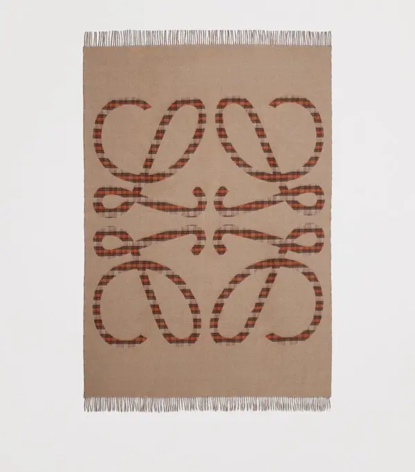 Loewe Wool-cashmere Anagram Blanket