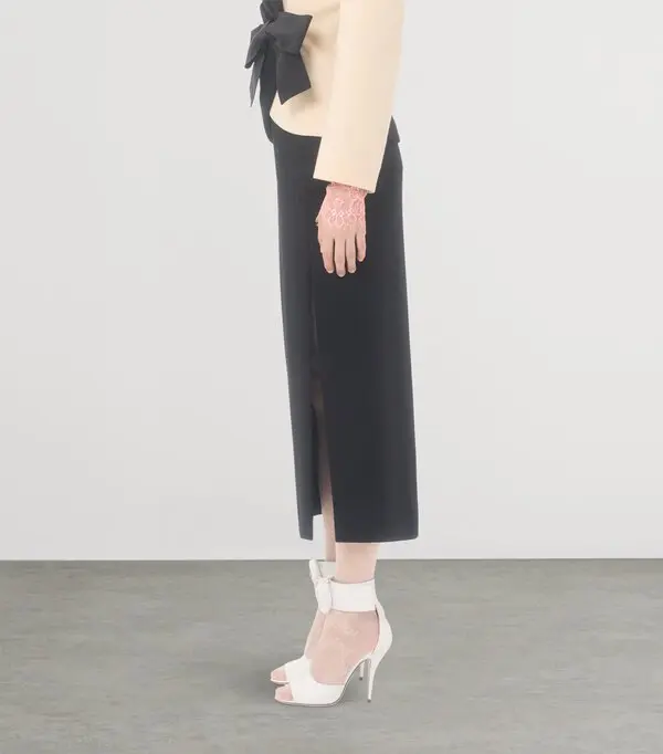 Valentino Garavani Virgin Wool Midi Skirt