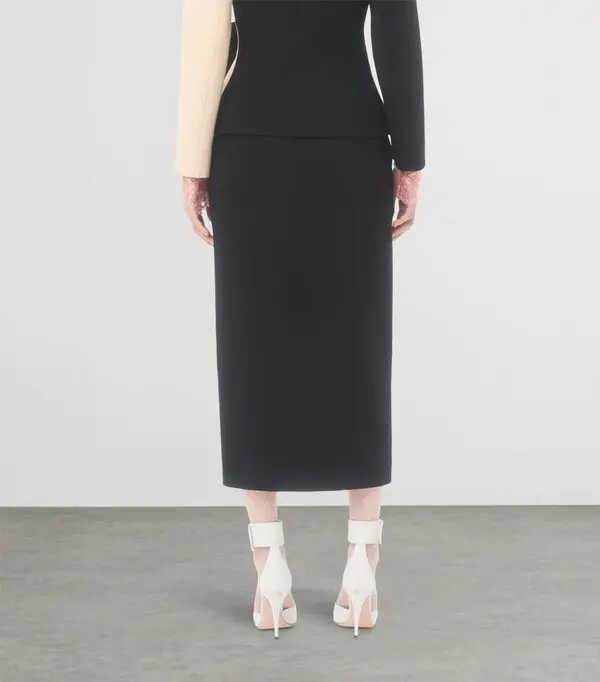 Valentino Garavani Virgin Wool Midi Skirt