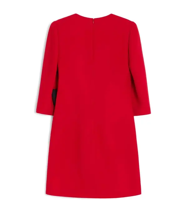Valentino Garavani Silk Bow-detailed Mini Dress