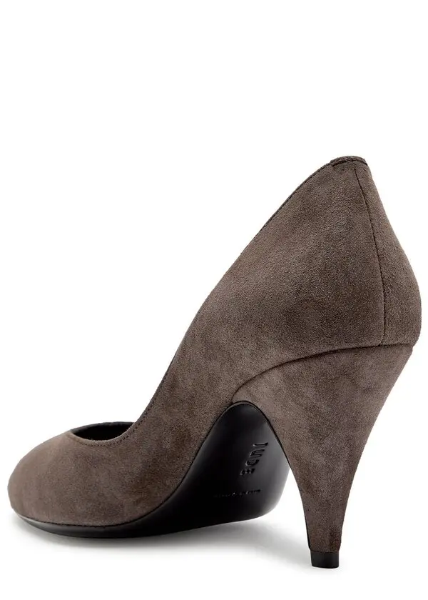 JUDE Haze 75 Suede Pumps - Light Brown