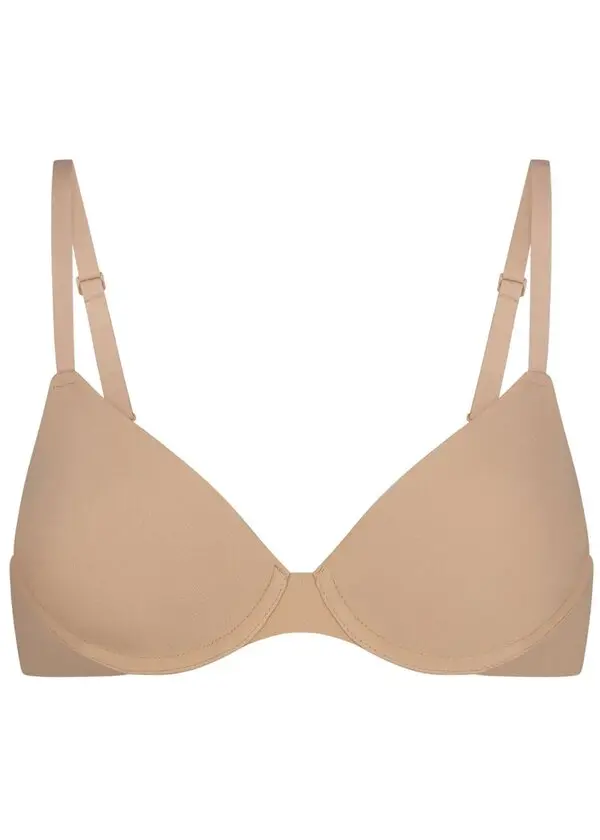 SKIMS Stretch-jersey T-shirt Bra - Beige