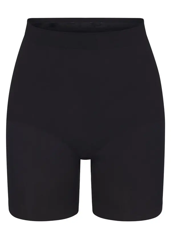 SKIMS Seamless Sculpt Mid-thigh Shorts - Black