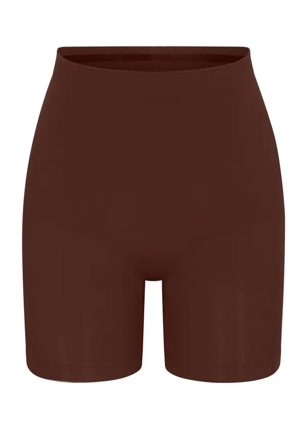 SKIMS Seamless Sculpt Mid-thigh Shorts - Brown