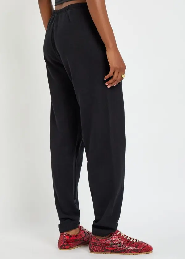 SKIMS Cotton-blend Fleece Sweatpants - Black