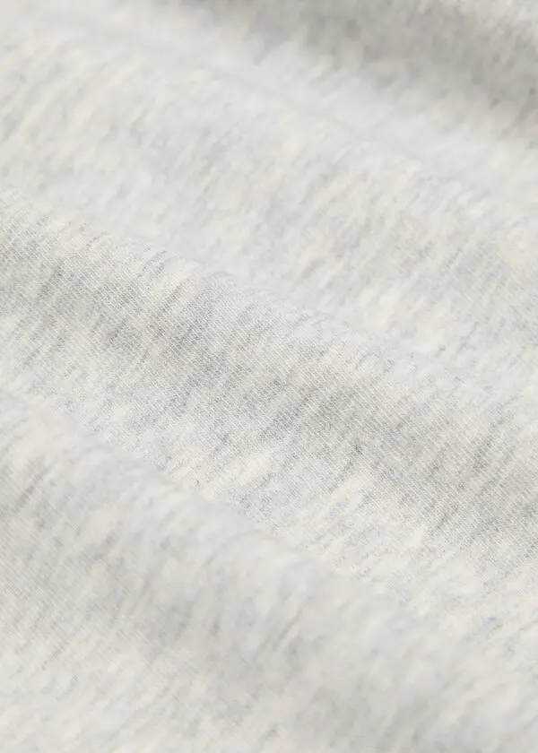 SKIMS Stretch-cotton T-shirt - Light Grey