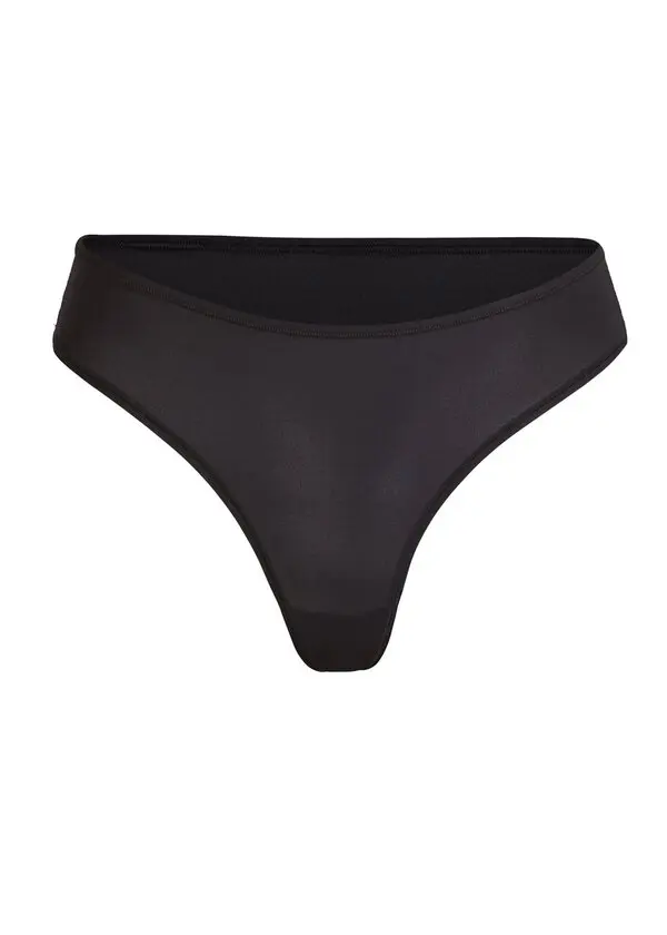 SKIMS Stretch-jersey Thong - Black